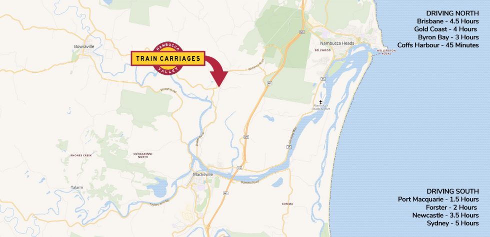 Nambucca Valley Train Carriages - Holiday Accommodation